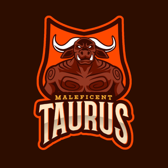 Placeit - Gaming Logo Maker Featuring a Tauren-Like Warrior Character