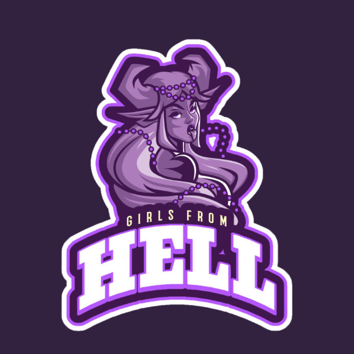 Placeit - League of Legends-Allusive Logo Maker with a Female Character