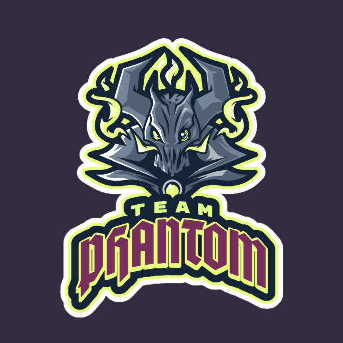 Placeit - LoL-Themed Logo Template Featuring a Phantom Illustration