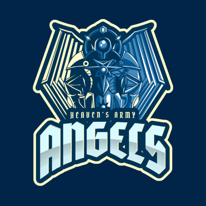 Placeit - Gaming Logo Generator with an Angel Graphic