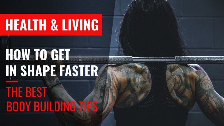 Placeit - Fitness YouTube Thumbnail Template for a Bodybuilding Channel