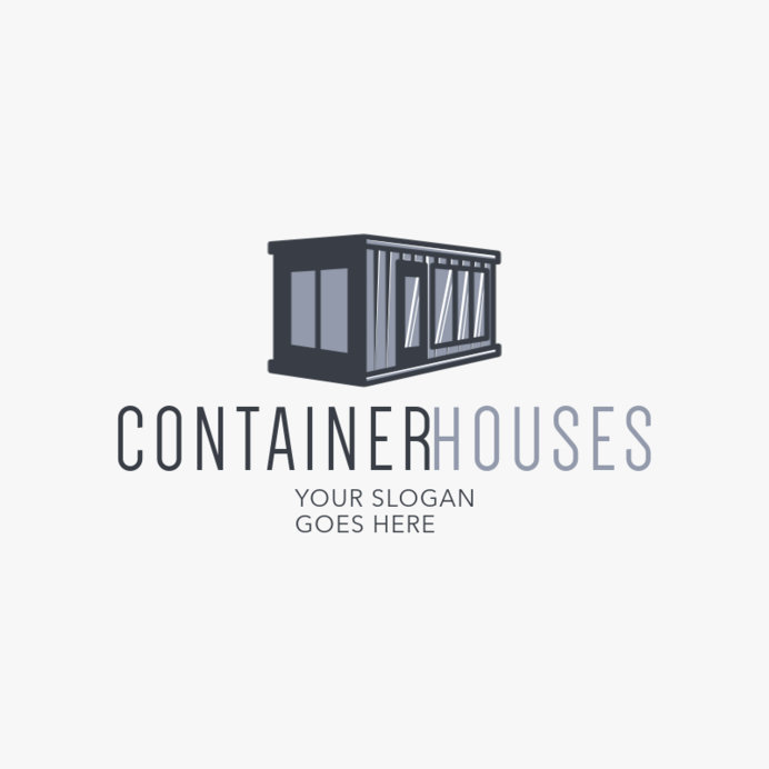 Placeit - Real Estate Logo Template for Container Houses