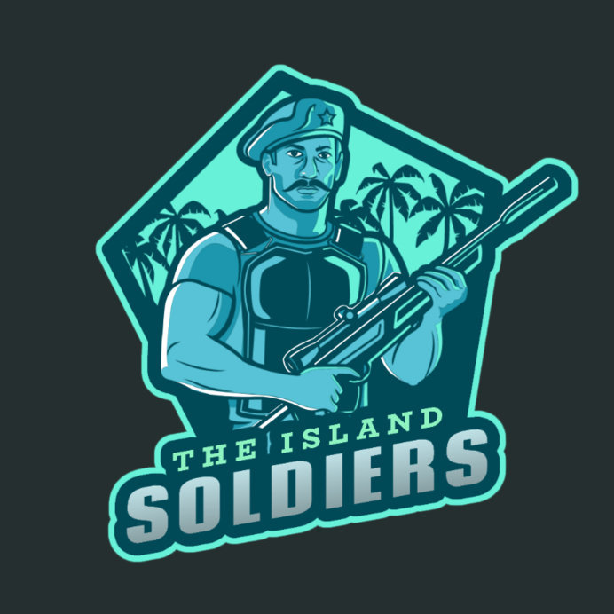 Placeit - Gaming Logo Maker Featuring a Soldier Character Inspired by ...