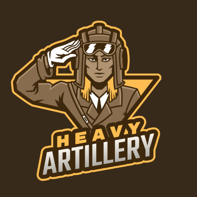 Placeit - Free Fire-Inspired Gaming Logo Generator Featuring a Military ...