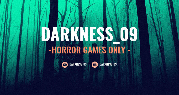 Placeit - Dark-Themed Twitch Banner Template for Horror Games