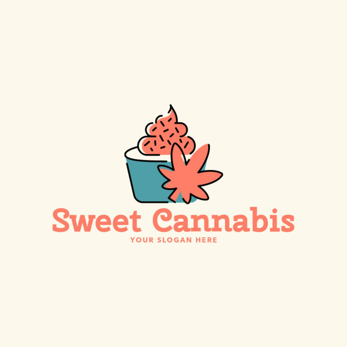 Placeit - Logo Maker for a Cannabis Desserts Market