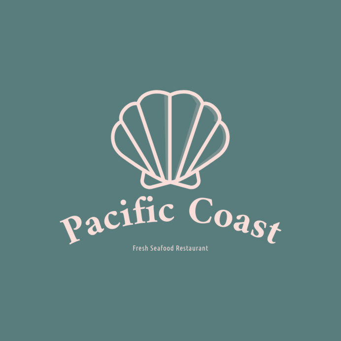 Placeit - Seafood Restaurant Logo Maker with a Clam Graphic
