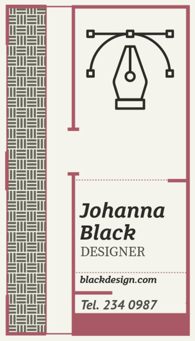 Placeit - Modern Vertical Business Card Maker for a Digital Designer
