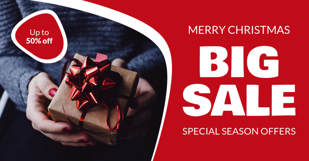Placeit - Facebook Ad Design Template for a Special Christmas Sale