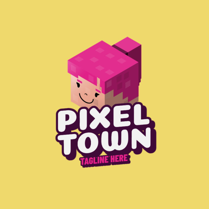 Placeit - 8bit Gaming Logo Generator with Graphics Inspired by Minecraft