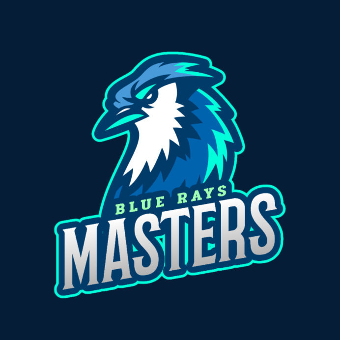 Placeit - Sports Logo Template Featuring Aggressive Bird Illustrations