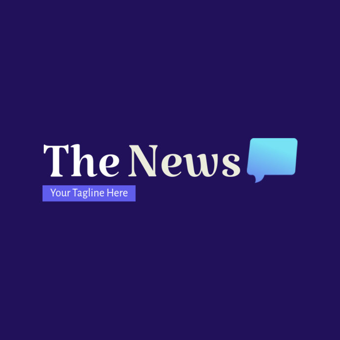 Placeit - News Channel Logo Maker with Minimalist Graphics