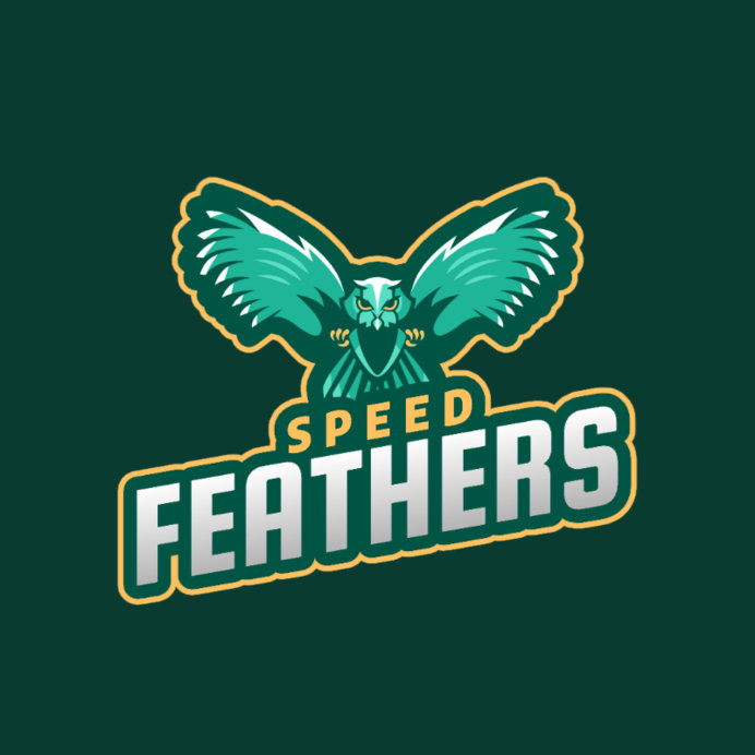 Placeit - Aggressive Birds Logo Generator for Sports Teams