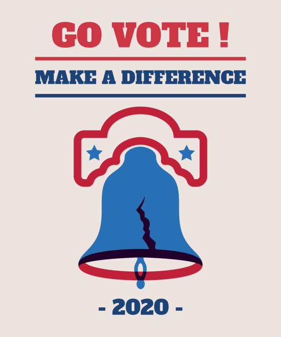 Placeit - T-Shirt Design Maker for a Political Voting Campaign