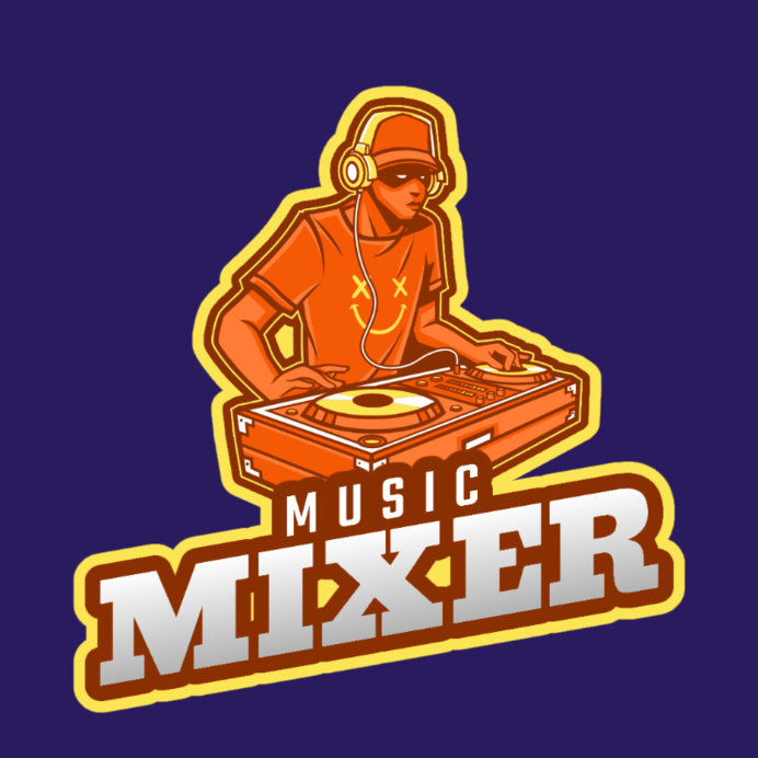 Placeit - Online DJ Logo Creator for a Music Mixer