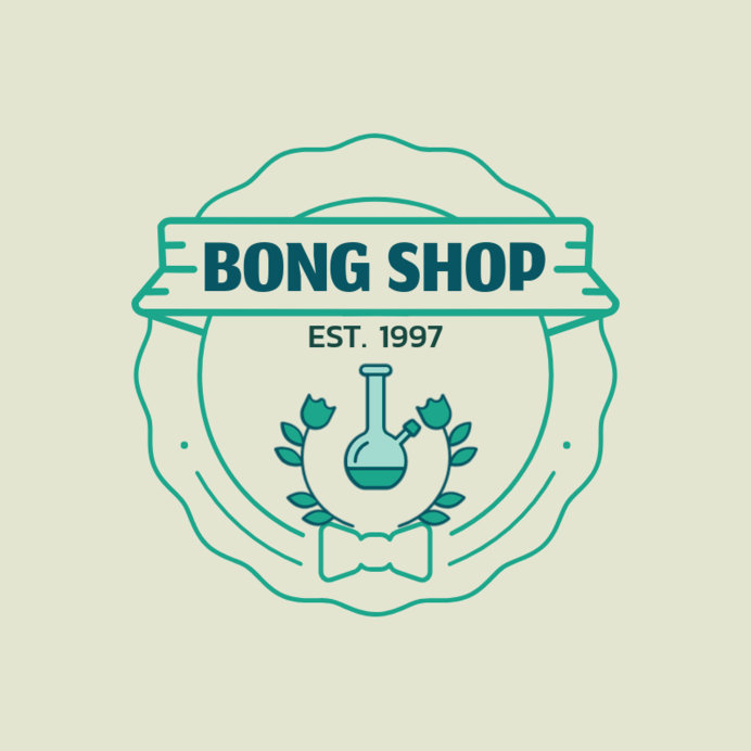 Placeit - Online Logo Maker for a Bong Shop