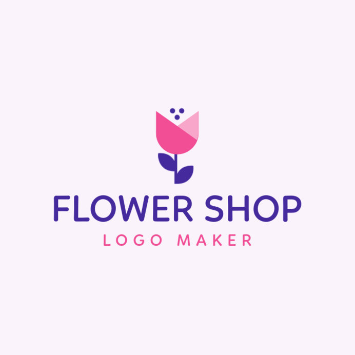 Placeit - Logo Generator for a Florist with an Abstract Flower Graphic