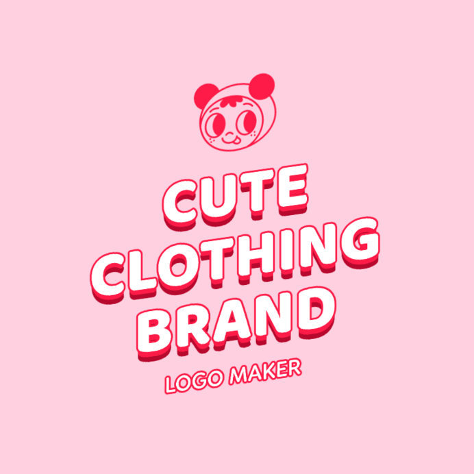 Placeit - Clothing Brand Logo Maker Featuring Cute Graphics