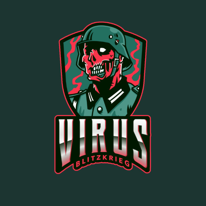 Placeit - Gaming Logo Maker with COD-Inspired Zombie Illustrations