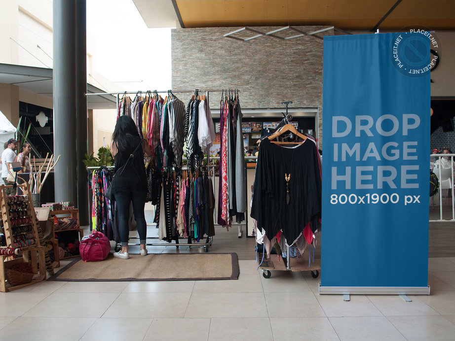Roll Up Banner mockups | Placeit