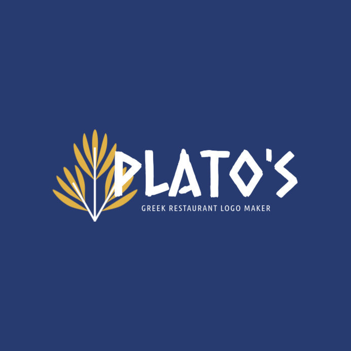 Placeit - Logo Template for a Traditional Greek Food Restaurant