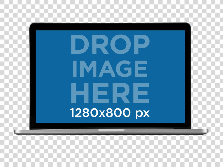 Placeit - Macbook Pro Mockup Floating Over a Transparent Background