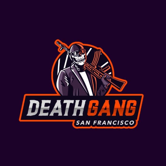 Placeit - Logo Maker Featuring a Masked Gang Member