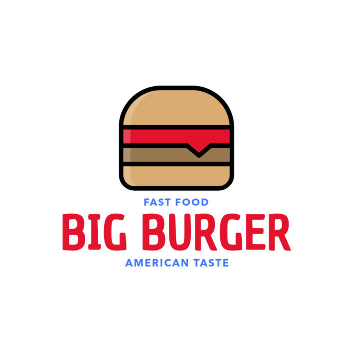 Placeit - Simple Logo Maker for a Fast Food Restaurant
