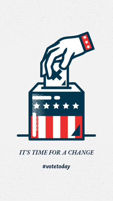 Placeit - Political Instagram Story Generator with a Quote About Voting