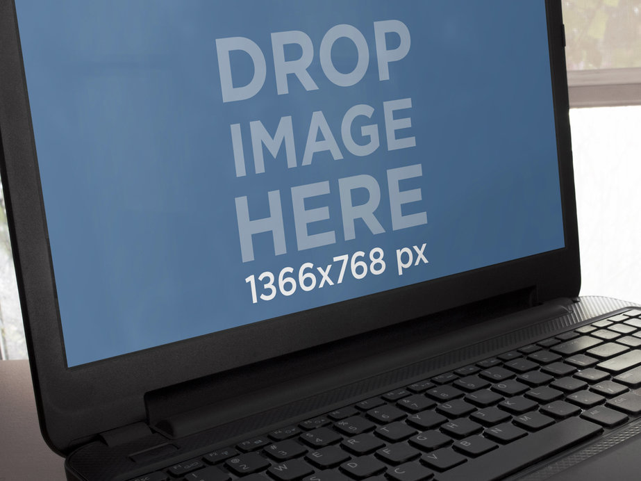 Placeit - Closeup Mockup of a Laptop