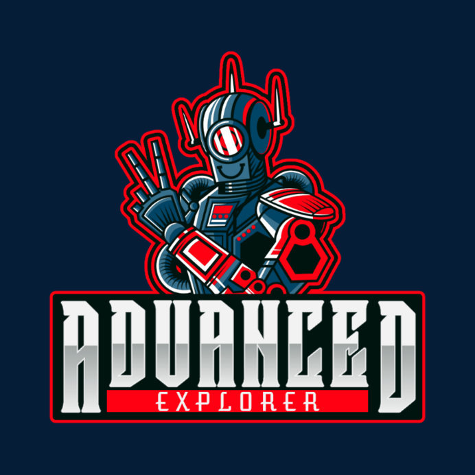 Placeit - Apex Legends Inspired Logo Maker Featuring a Robot Illustration