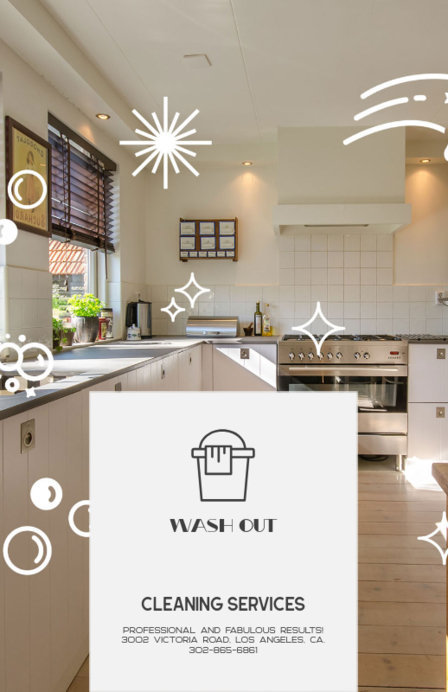 Placeit - Dazzling Flyer Maker for a Cleaning Service Company