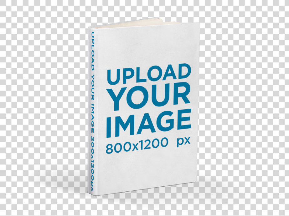 Placeit - E-Book Cover Mockup Template over Transparent Background