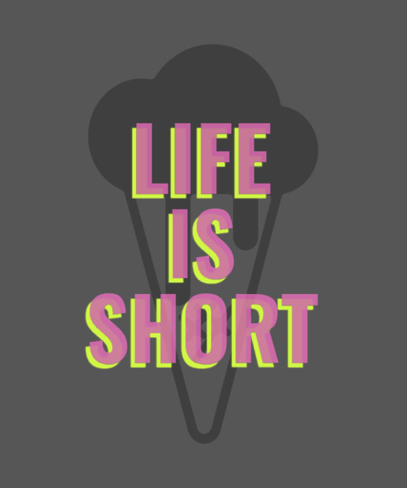 Placeit - T-Shirt Design Template Featuring a Bold Typeface with Shadow ...