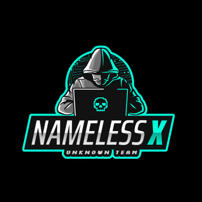 Placeit - Gaming Logo Creator Featuring a Nameless Hacker