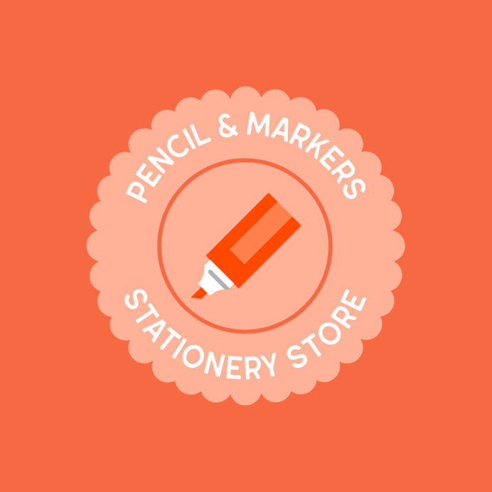 Placeit - Logo Maker for a Stationery Store