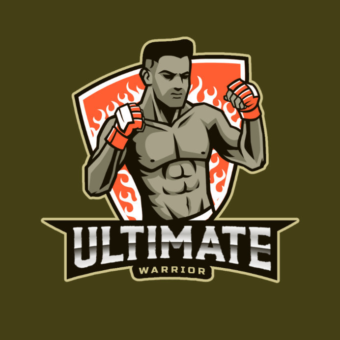Placeit - Sports Logo Maker Featuring MMA-Themed Graphics