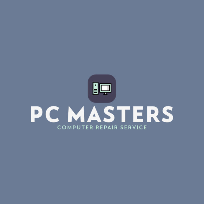 Placeit - Logo Template for a Computer Repair Service Business