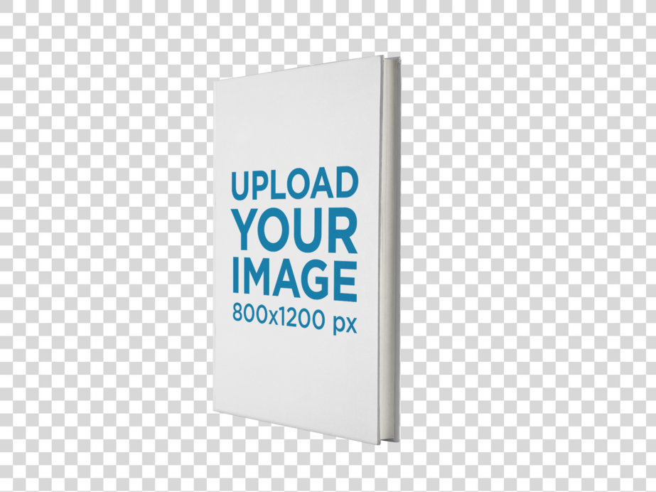 Placeit - Book Mockup of an Angled Book Showing its Cover