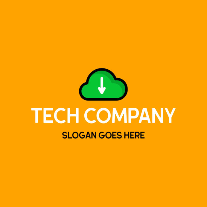 Placeit - Logo Maker for a Tech Company Featuring a Cloud Graphic