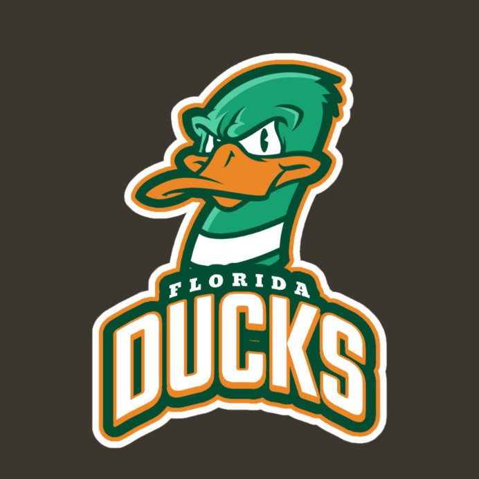 Placeit - Mascot Logo Generator for a Sports Team Featuring a Duck Clipart