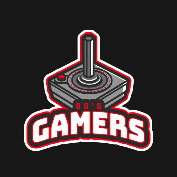 Placeit - Retro Gaming Logo Template with a Joystick Illustration