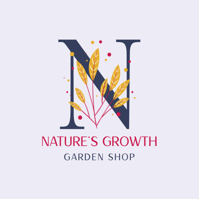 Placeit - Monogram Logo Template for Garden Shops