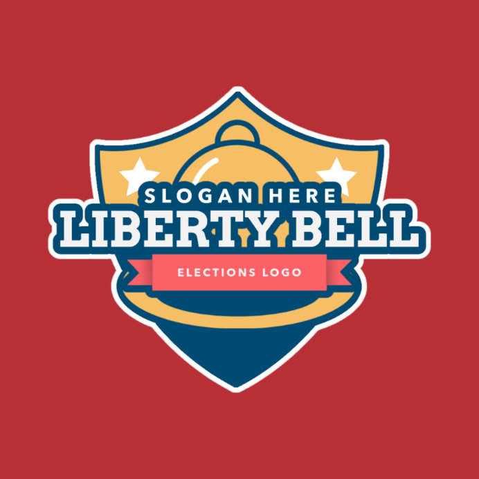 Placeit - Political Logo Template for Election Year with a Shield Graphic