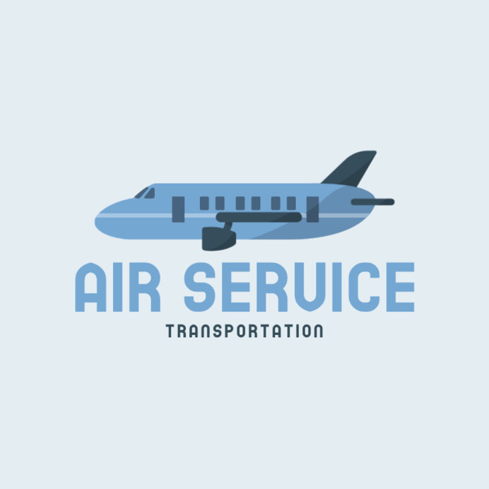 Placeit - Logo Maker for an Air Transportation Service
