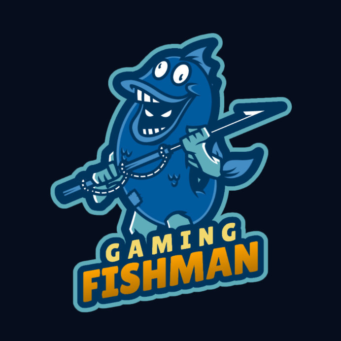 Placeit - Fortnite-Inspired Gaming Logo Maker Featuring a Man Dressed ...