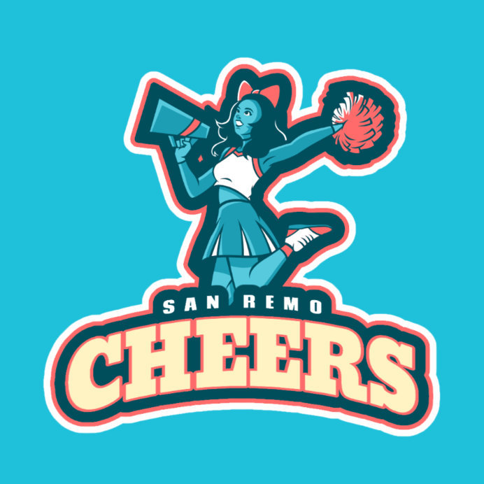 cheerleader logo maker