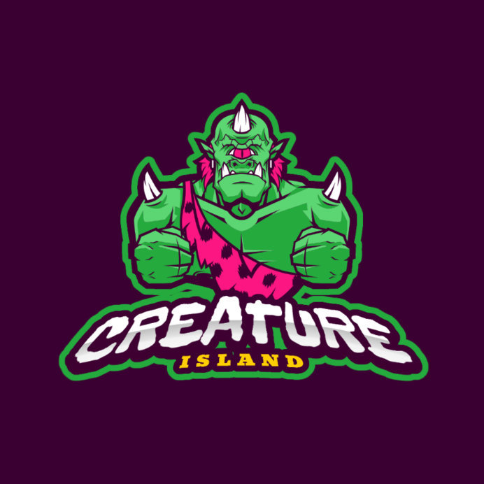 Placeit - Fantasy Gaming Logo Maker With a Giant Cyclops Graphic