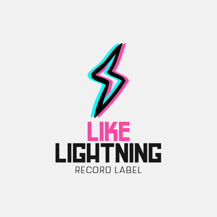 Placeit - Music Logo Template with a Glitch effect