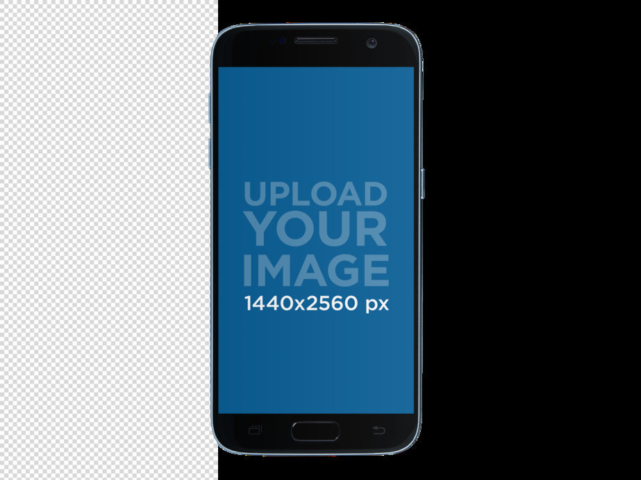Placeit - Samsung Galaxy S7 in Portrait Position Mockup (Front View)